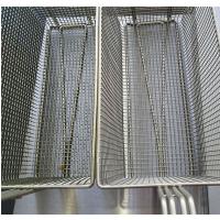 China 36kW 4 Basket 2 Tank Industrial Electric Deep Fryer 28L Stainless Steel for sale