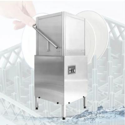China Industrial Hood Type Utensil Washer 380V 32L Energy Water Saving Dishwasher for sale