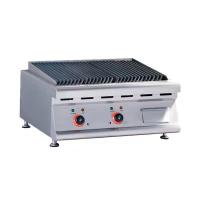 China Electric Lava Rock Grill 7.2kW 220-240V Commercial Countertop Barbecue for sale