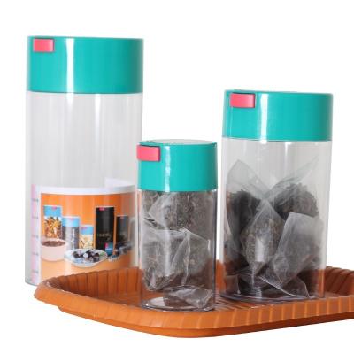 China Hermetic Food Preservation Container 500ml Plastic Sealed Canister for Hotel Kitchen for sale