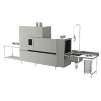 China Freestanding Commercial Dishwasher 150L Tank 47kW High Temp Dishwashing Machine for sale