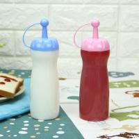 China 320ML 440ML Plastic Ketchup Squeeze Bottle Tomato Ketchup Squeezer for sale
