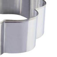 China Sakura Shaped Biscuit Cutters Stainless Metal Cookie Cutters for sale