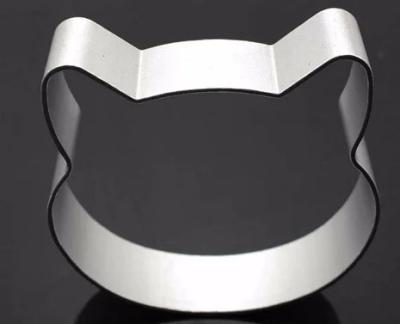 China Custom Animal Shape Cookie Cutters 1.0mm Aluminum Alloy Pastry Molds OEM for sale