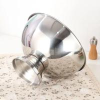 China Silver Stainless Steel Champagne Cooler Customize Wine Ice Bucket for sale