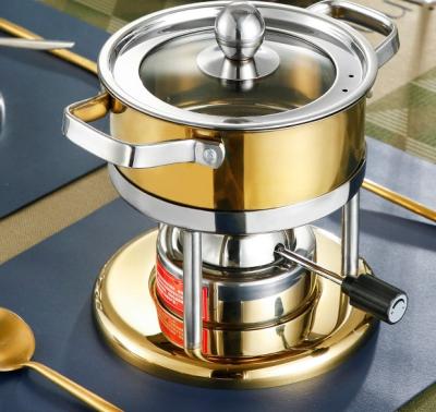 China Stainless Steel Single Burner Butane Gas Stove 42.5g Portable Outdoor Camping for sale