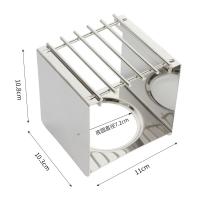 China Stainless Steel Single Burner Butane Gas Stove 42.5g Portable Outdoor Camping for sale