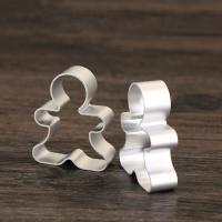 China Stainless Steel Gingerbread Man Biscuit Mould 8x3cm Commercial Bakery Cookie Cutter for sale