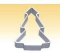 China Stainless Christmas Cookie Cutter Three Dimensional Christmas Tree Cake Mold for sale