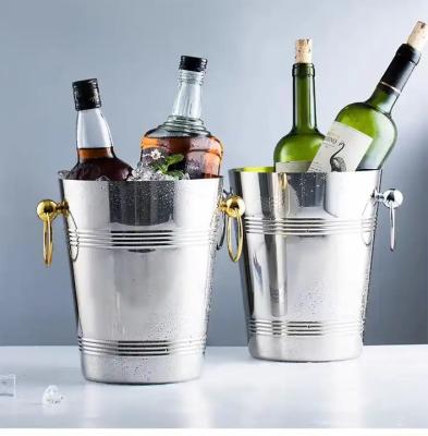 China Personalized Beer Buckets Ss Beverage Cooler Bucket Eco Friendly for sale