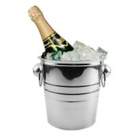 China Stainless Steel Champagne Ice Bucket 3 Sizes D248 D208 D180 for Bar Hotel for sale