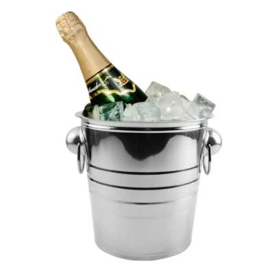 China Stainless Steel Champagne Ice Bucket 3 Sizes D248 D208 D180 for Bar Hotel for sale