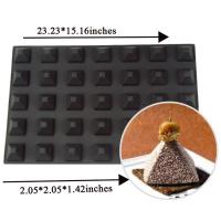 China Pyramid Shape Silicone Baking Molds Commercial Bakery Equipment OEM ODM for sale