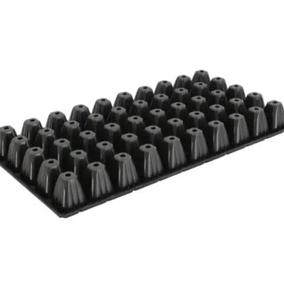 China 24 Cup Commercial Silicone Cupcake Pan 0.6mm Thick Nonstick Baking Mold Black for sale
