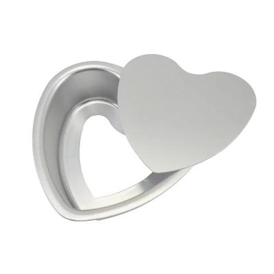 China Removable Bottom Heart Cake Mold Commercial Bakery Equipment Aluminum Anode for sale