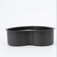 China Hard Anodized Aluminum Alloy Heart Shaped Cake Mold Nonstick 4 6 8 10 Inch Baking Pan for sale