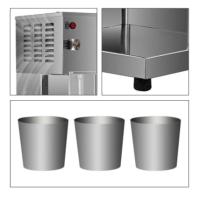 China Commercial Blizzard Machine 800W Stainless Steel Milkshake Mixer 10 Speed Adjustable for Ice Cream Flurry for sale