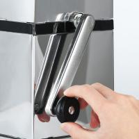 China Stainless Steel Hand Cranked Ice Crusher Machine 270x160x130mm Commercial Household for sale