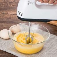 China 180W 220V 7-Speed Hand Mixer with Mixing Bowl for Dough Kneading and Egg Beating for sale