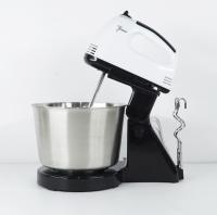 China 180W 220V 7-Speed Hand Mixer with Mixing Bowl for Dough Kneading and Egg Beating for sale