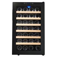 China 154L Luxury Air Cooling Wine Display Cooler 46 Bottles Red Wine Refrigerator for sale