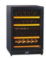 China 154L Luxury Air Cooling Wine Display Cooler 46 Bottles Red Wine Refrigerator for sale