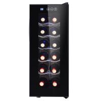 China 12 Bottle Wine Cooler Cabinet 260x495x680mm Thermoelectric Portable Wine Cellar for Home for sale