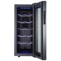 China 12 Bottle Wine Cooler Cabinet 260x495x680mm Thermoelectric Portable Wine Cellar for Home for sale