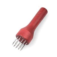 China Manual Meat Tenderizer 21 Needles Stainless Steel Automatic Rebound Kitchen Tool for sale