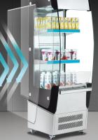 China 250L Commercial Open Air Cooler Display Fridge for Supermarket Drink Showcase 220V for sale