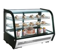 China Commercial Countertop Cake Refrigerated Display Case 160L 220V LED Lighting for sale