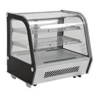 China Commercial Countertop Cake Refrigerated Display Case 160L 220V LED Lighting for sale