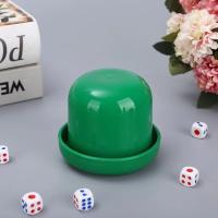 China Round Corner Pip Dots Cubes Casino Dice Plastic Acrylic Bouncing Game Dices for sale