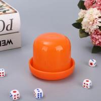 China Round Corner Pip Dots Cubes Casino Dice Plastic Acrylic Bouncing Game Dices for sale