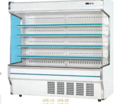 China Cold Drinks Fridge Commercial Supermarket Beverage Cooler Multideck Open Chiller for sale