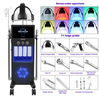China 12in1 Hydro Oxygen Facial Machine with AI Skin Analyzer | Aqua Peel & LED Facial System for sale