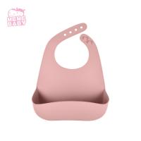 China Custom Printed Food Catching Bib Children Feeding Sustainable for sale
