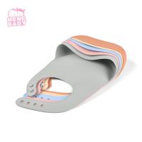 China Custom Printed Food Catching Bib Children Feeding Sustainable for sale