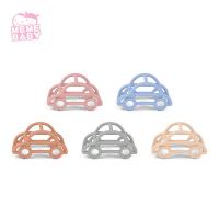 China Unisex Soft Silicone Teether Foldable BPA Free Infants Teething Sensory Toy for sale