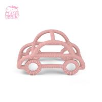 China Unisex Soft Silicone Teether Foldable BPA Free Infants Teething Sensory Toy for sale