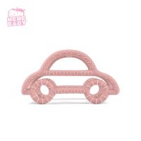 China Unisex Soft Silicone Teether Foldable BPA Free Infants Teething Sensory Toy for sale