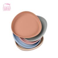 China BSCI Baby Silicone Dinner Plate Eco Friendly Silicone Childrens Plates for sale