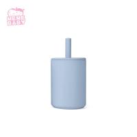 China Round Silicone Sippy Cup Infant Water Drinkware Product Reusable for sale