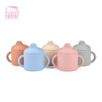 China Reusable Silicone Baby Cup Drinkware Eco Nordic Straw Water Sippy Cup for sale