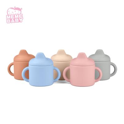 China Reusable Silicone Baby Cup Drinkware Eco Nordic Straw Water Sippy Cup for sale