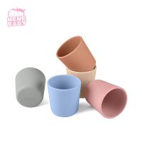 China Baby Mini Training Drinking Water Cup 100% Food Grade Silicone No Smell for sale