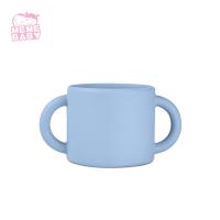 China Baby Training Silicone Sippy Cup Independent Drinking Milk Infants Supplies With Handles for sale