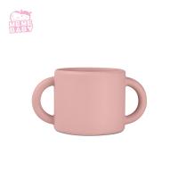 China Baby Training Silicone Sippy Cup Independent Drinking Milk Infants Supplies With Handles for sale