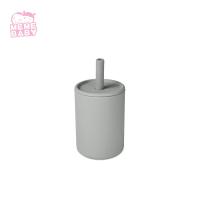 China LFGB Baby Straw Cup Customized Logo Silicone Training Sippy Cup With Lids for sale