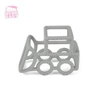China Pink Soft Silicone Teether BPA Free Chewable Teething Toy Baby Teethers for sale